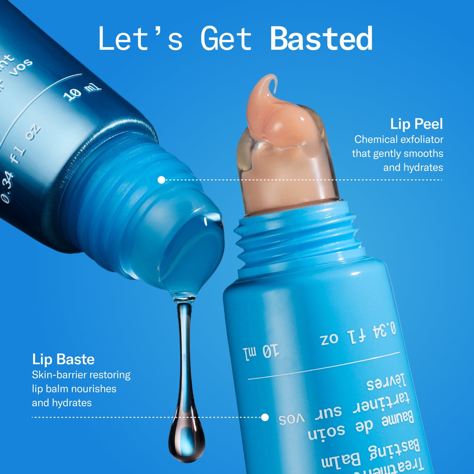 Barrier Baste Lip Basting Duo | Exfoliate & Hydrate Dry Lips – Dr. Idriss